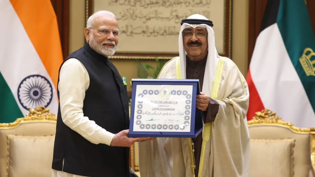 PM Modi Honored with Kuwait's Highest Civilian Award: A Historic Moment ...