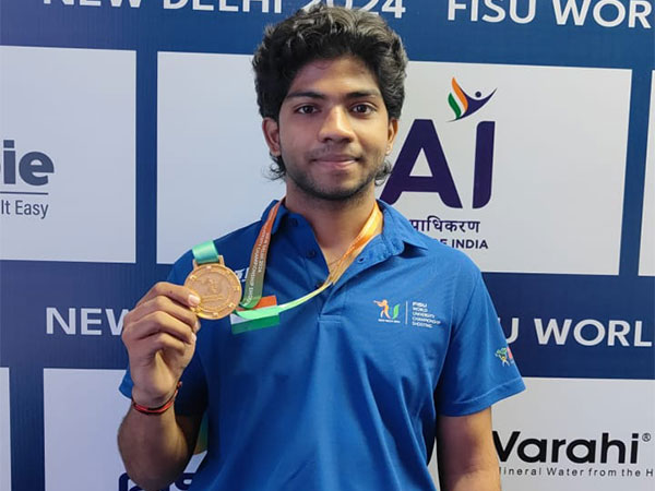 Uma Mahesh wins gold medal at FISU World University Championship