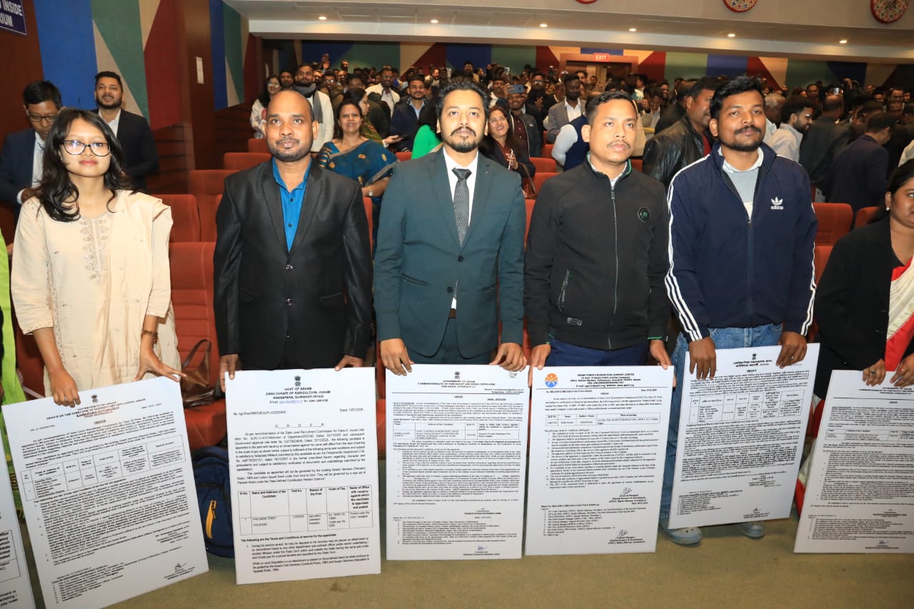 Assam CM distributes 296 job letters to tea tribe, Adivasi youth